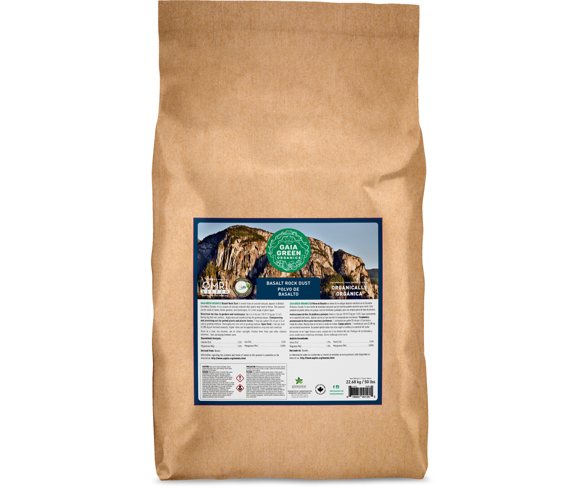 Gaia Green Basalt Rock Dust | Toledo Indoor Garden